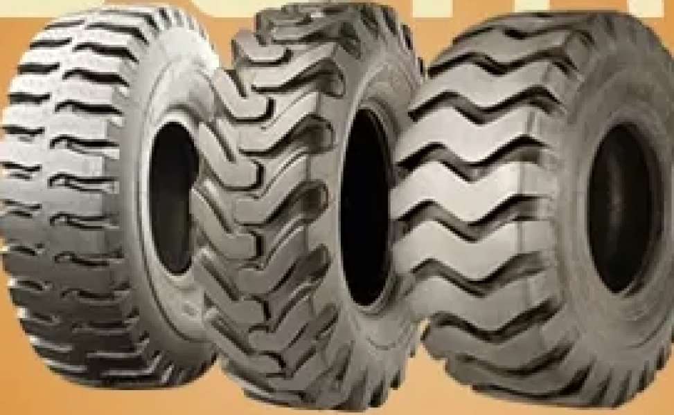 berapa ukuran ban yang dipakai pada kendaraan kontruksi atau pertambangan?